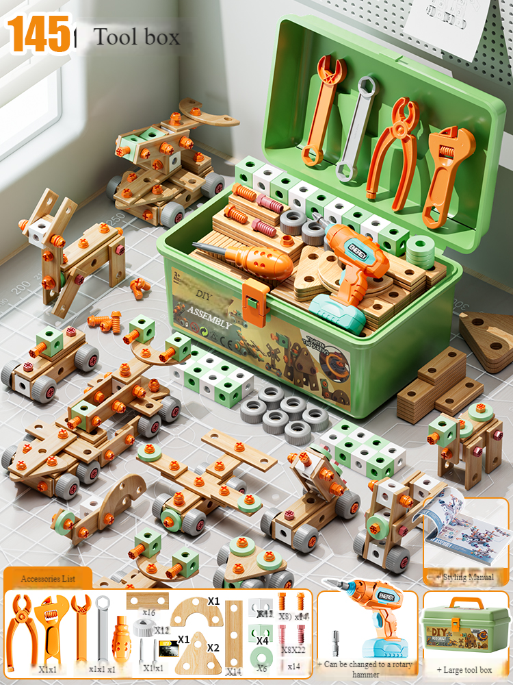 🔧Kids' Screwdriver Toolbox Toy Hands-On Creative Gift🎁 – TruC